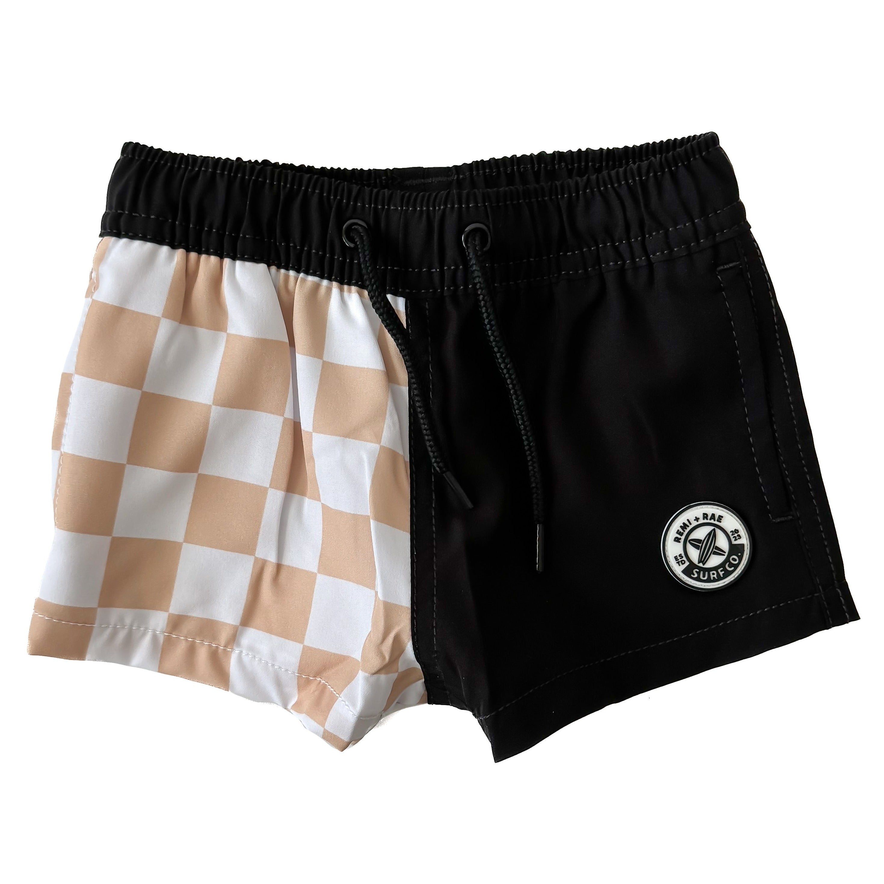 HYBRID SWIM SHORTS - SAND DUNES – REMI + RAE CO.