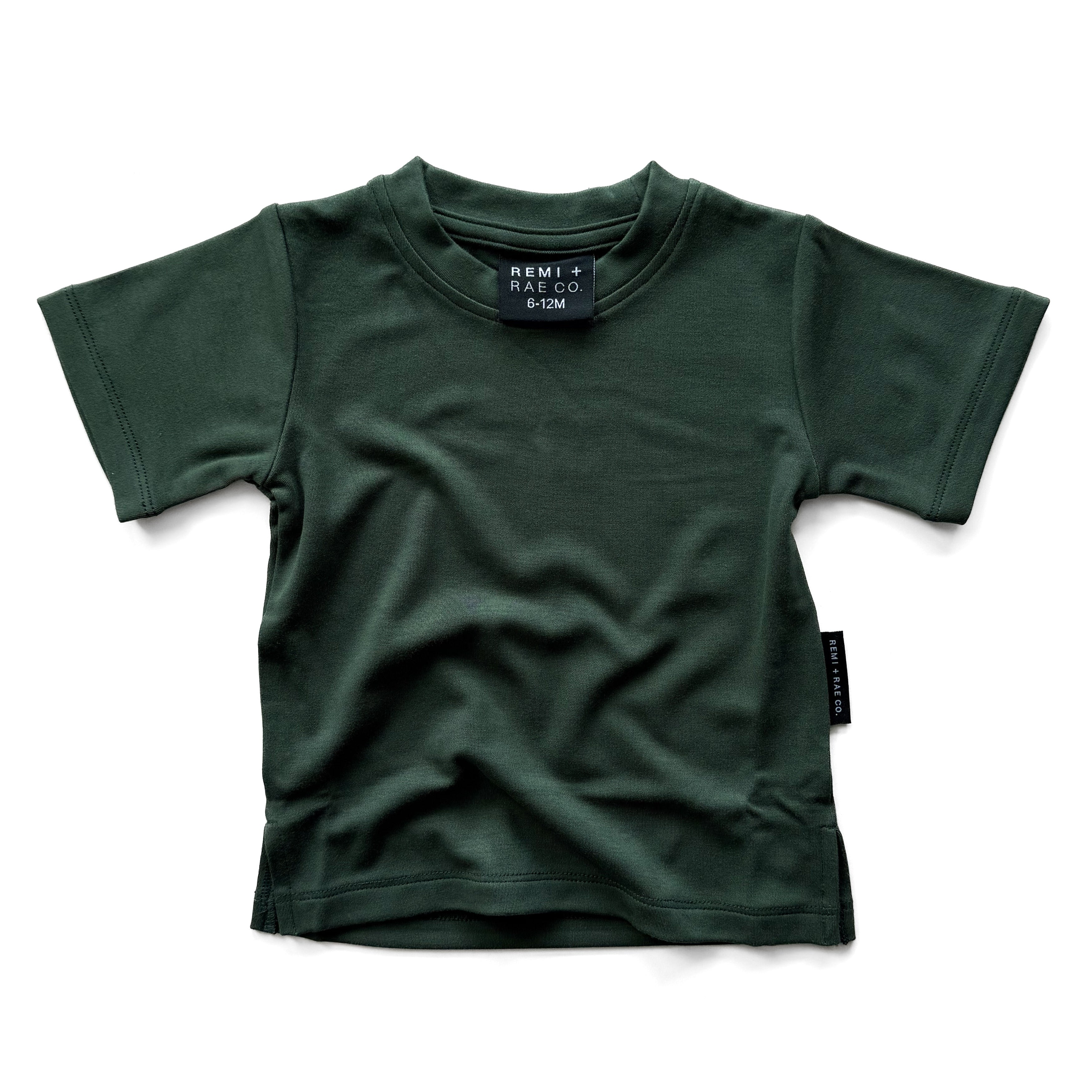 BAMBOO LUXE TEE - FOREST – REMI + RAE CO.